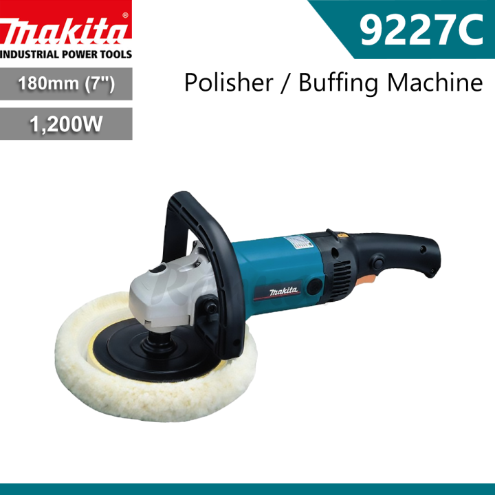 Makita 9227C Sander Polisher Buffer Machine 180mm (7"), 1200W, Made in ...
