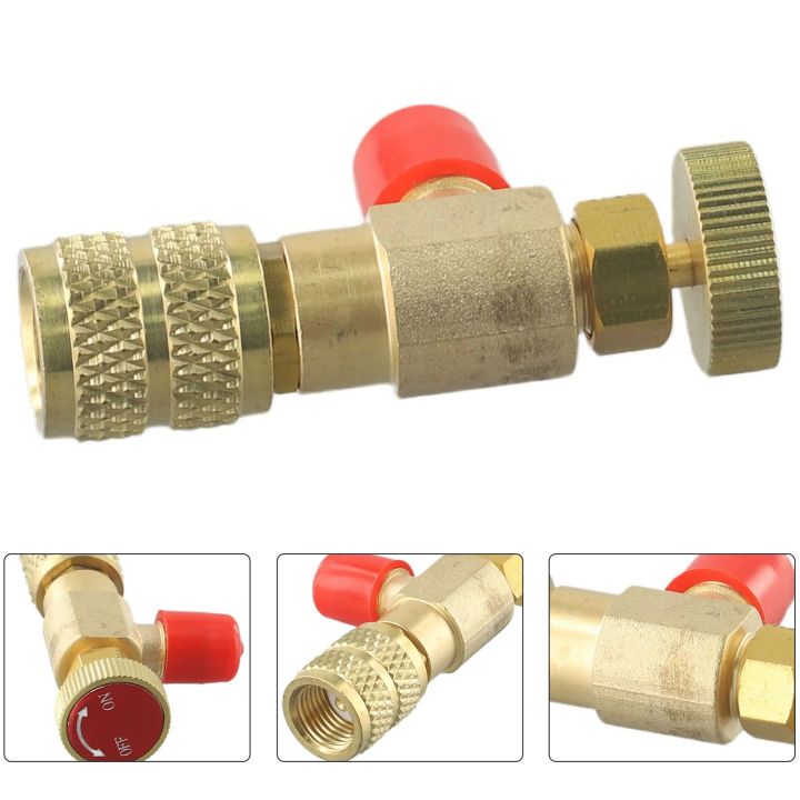 R410A Air Conditioning Charging Hose R32 Control Valve 1/4''-5/16'' Air ...