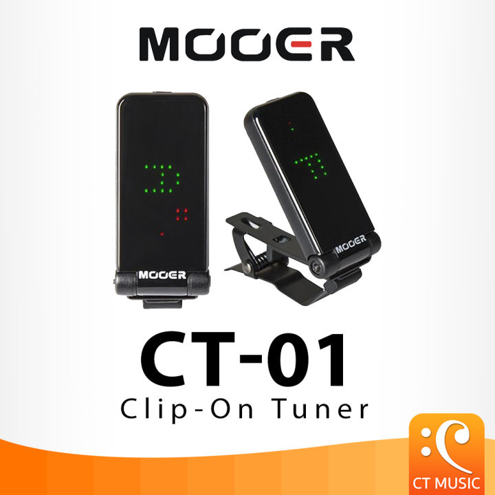 Mooer CT-01 Clip-On Tuner เครื่องตั้งสาย CT01 ClipOn | Lazada.co.th