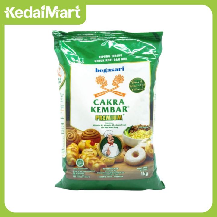 Tepung Terigu Cakra Kembar Premium 1 Kg | Lazada Indonesia