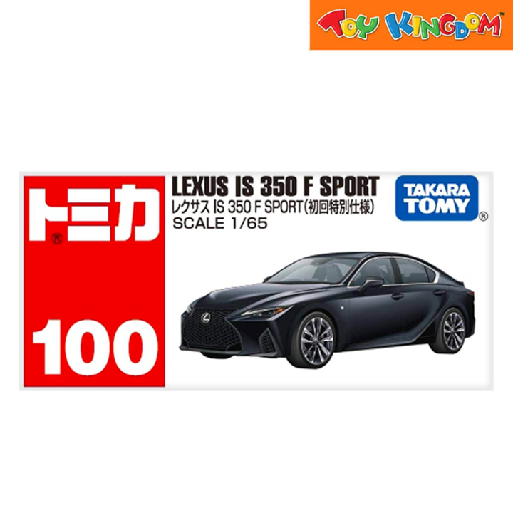 Tomica No.100 Lexus IS 350 F Sport Black Die-cast | Lazada PH