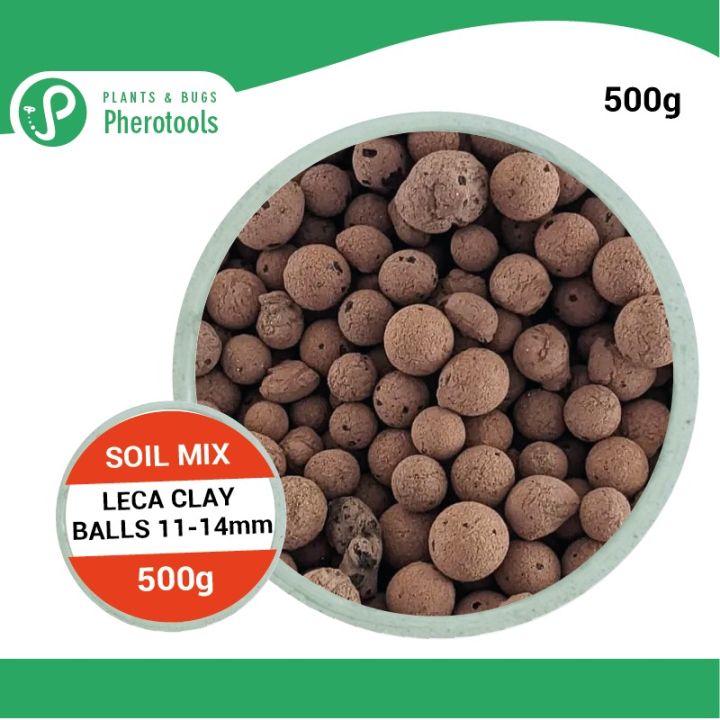 500g LECA Clay Pebbles (11-14mm) (LECA Balls / Clay balls ...