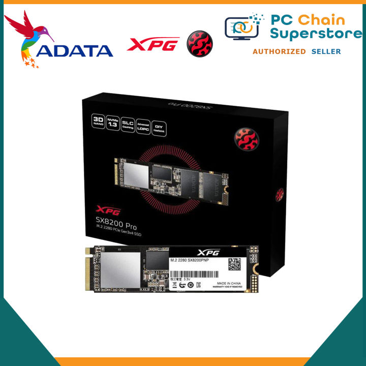 Adata XPG SX8200 PRO 256GB / 512GB / 1TB / 2TB PCIE GEN3X4 M.2 2280 ...