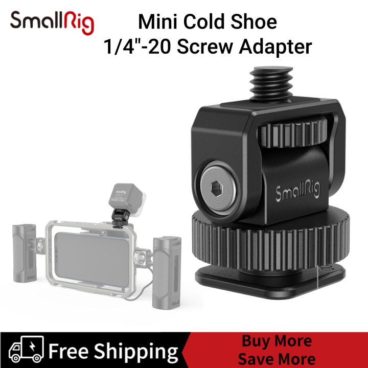SmallRig Mini Cold Shoe to 1/4"-20 Screw Adapter 3577 | Lazada Singapore
