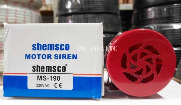 Shemsco Motor Sirene Siren Alarm 3 Inci 220V MS-190 | Lazada Indonesia