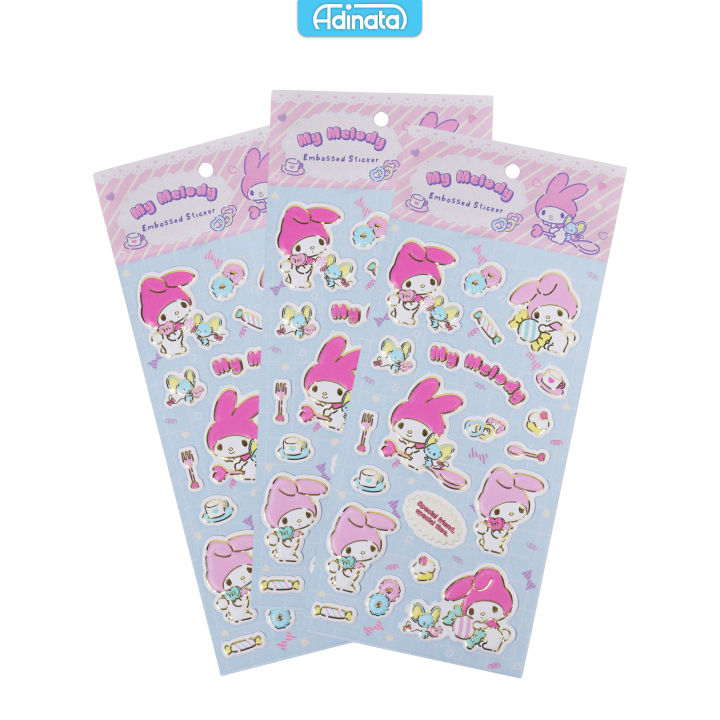 My Melody Embossed Stickers 2313-6169 - Adinata / Sticker | Lazada ...