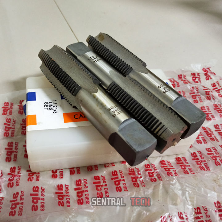Hand Tap 1-1/8" X 8 UNS ALPS Carbon Steel Inch Set | Lazada Indonesia