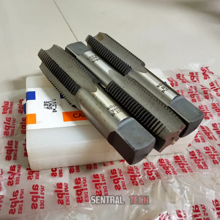 Hand Tap 1-5/8" X 12 UNF ALPS Carbon Steel Inch Set | Lazada Indonesia