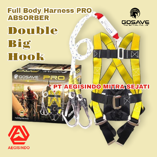 Full Body Harness PRO ABSORBER Double Big Hook | Lazada Indonesia