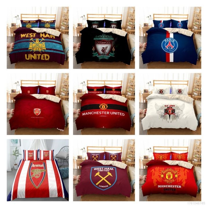 L67 MUN AC Milan Liverpool Paris Saint-Germain Arsenal Bedsheet pillow ...