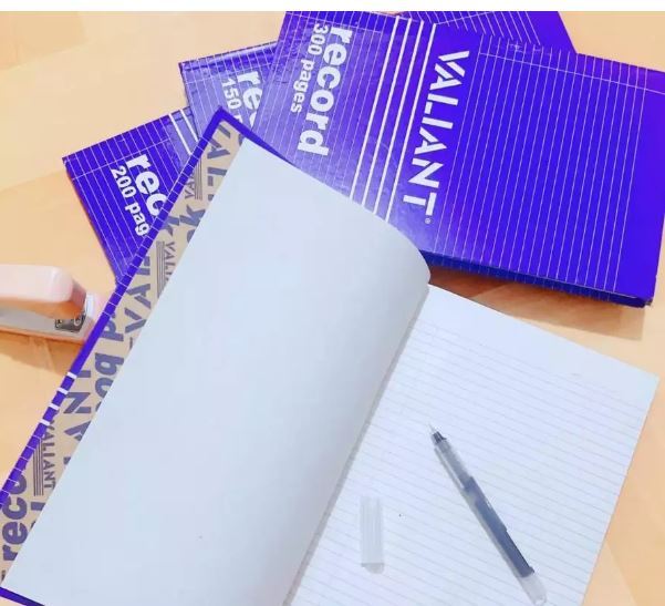 Valiant Record Book / Small and Big / Size 150, 200, 300, 500 pages ...