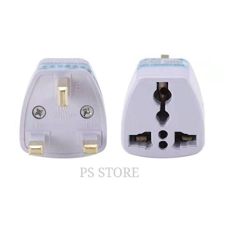 Universal 3Pin UK HK AC Travel Power Plug US/EU/AU To UK/HK 3 Pin ...