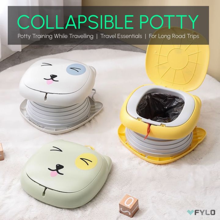 FYLO.SG 💗 Kids Portable Potty | Folding Toilet For Traveling | Lazada ...