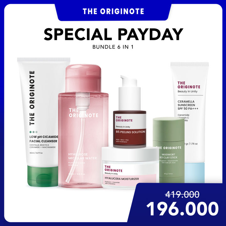 Special Bundle 6in1 The Originote KIT : ACNE KIT, GLOWING KIT, ANTI ...