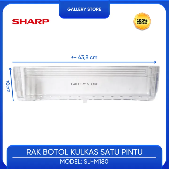 RAK BOTOL KULKAS SHARP 1 PINTU SJ-M180 SJ M180 | Lazada Indonesia