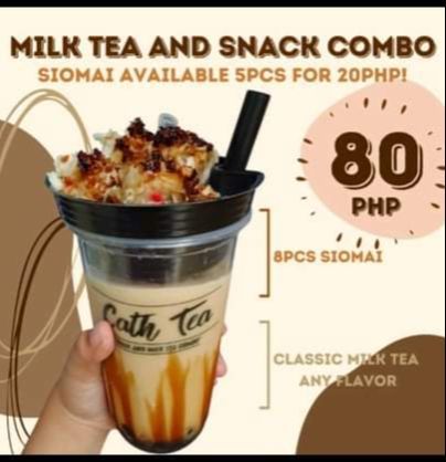 50pcs Milktea Snack on top Cup Holder Set with CUP and STRAW | Lazada PH