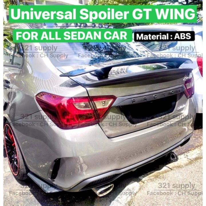 Universal Spoiler GT ABS For All Car SAGA VVT BLM FLX BEZZA persona ...