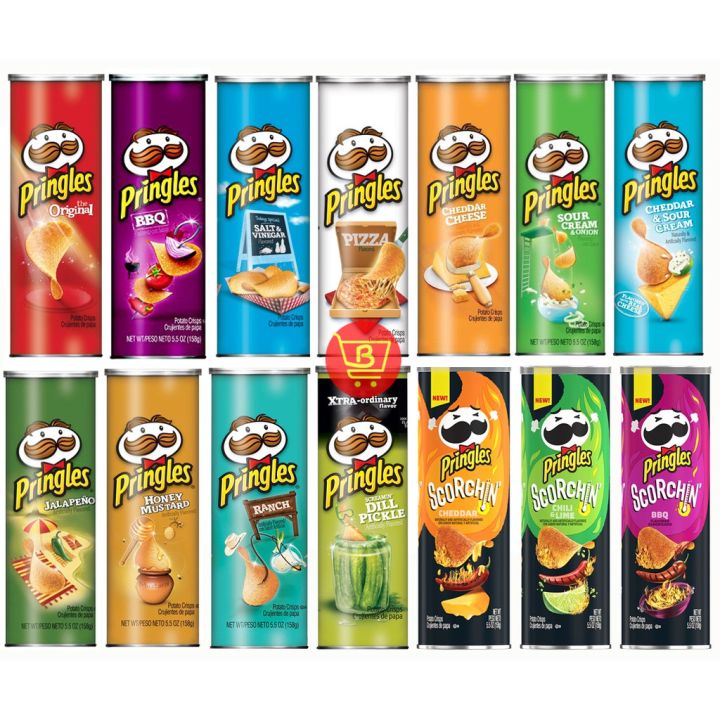 Pringles Potato Chips 5.5oz/158g | Lazada PH
