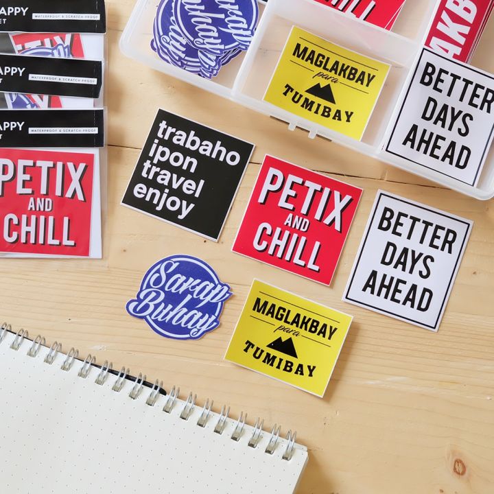 ANIYA CLOTHING Sticker Happy Set Waterproof Stickers Journal Laptop ...