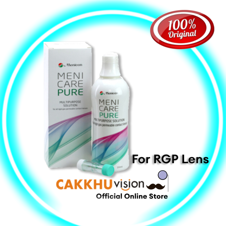 Menicon Menicare Pure (Multipurpose Solution for RGP Lenses) 250ml | Lazada