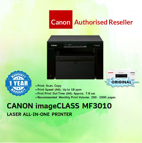 CANON MF3010 imageCLASS All-In-One LASER PRINTER | Lazada