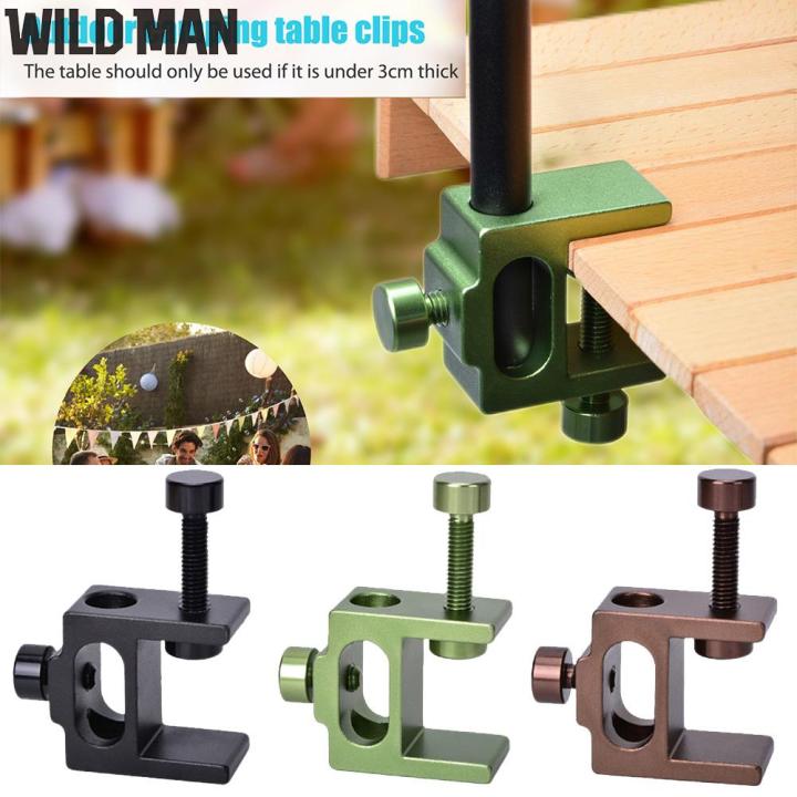 Aluminum Alloy Folding Lamp Pole Table Clip Adjustable Height Mini ...