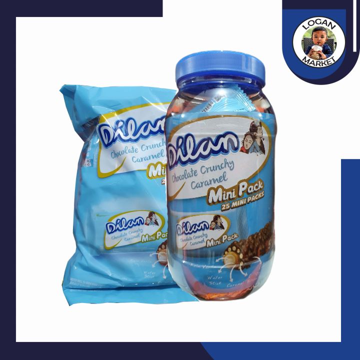 Dilan Coklat Chocolate Crunchy Caramel Toples 25Pcs 25 Pcs Mini Pack ...