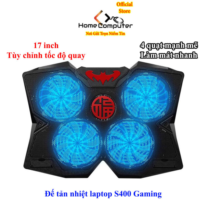 Đế Tản Nhiệt - Quạt Tản Nhiệt Laptop S400 17inch vip pro chuyên gaming ...