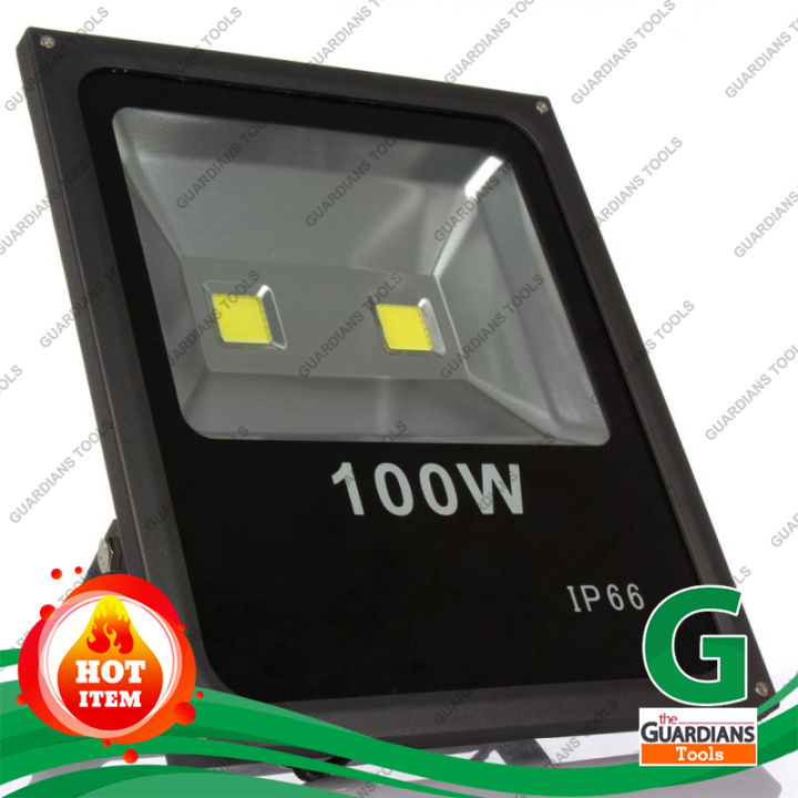 LED SPORT LIGHT 100W ไฟสปอร์ตไลท์ โคมไฟ โคมไฟสนาม แสงสีขาว LED Flood ...