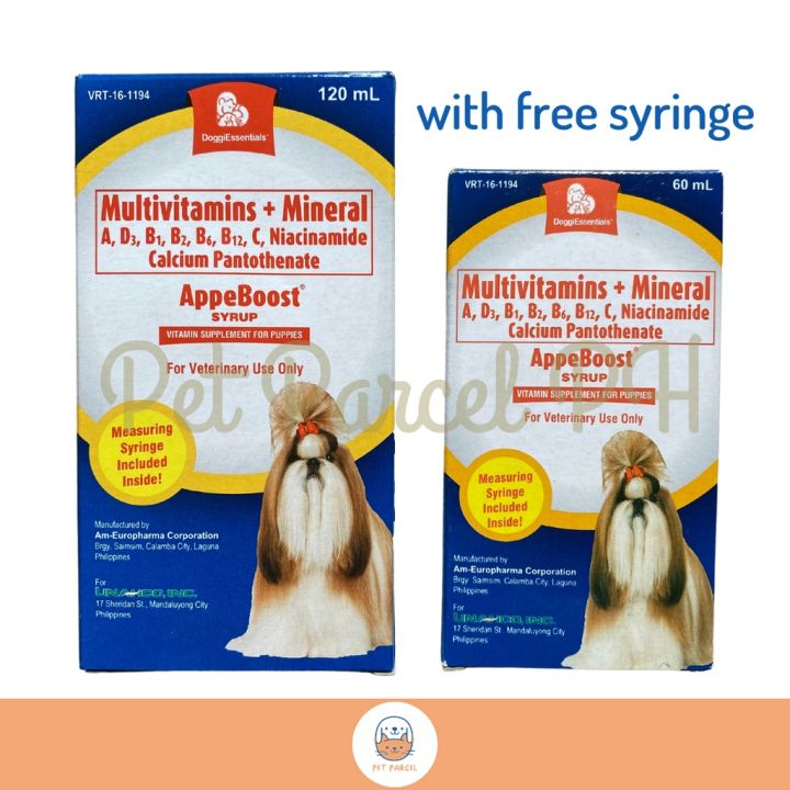 AppeBoost Syrup Vitamin Supplement for Puppies 60 & 120ml | Lazada PH