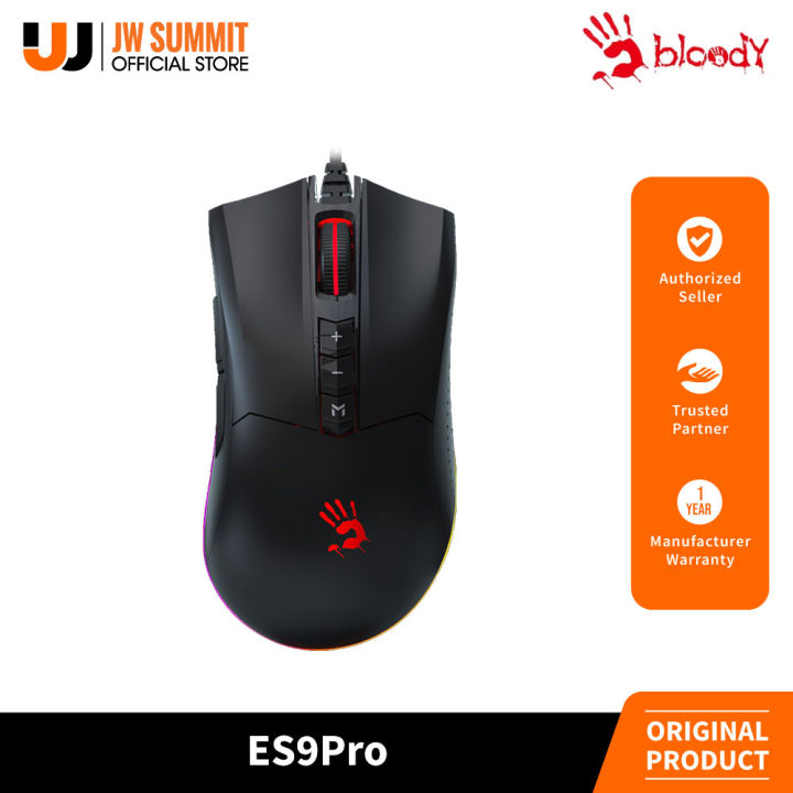 A4Tech Bloody ES9 Pro RGB Esports Pro 3369 16k Sensor Adjustable LOD ...