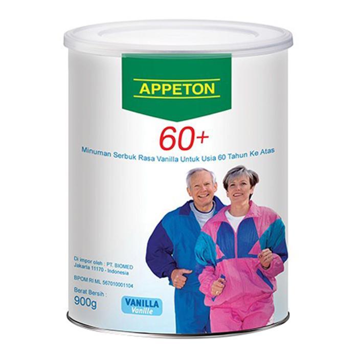 Appeton 60 Plus 900 gr susu Penambah Nutrisi Lansia 2 varian vanila ...