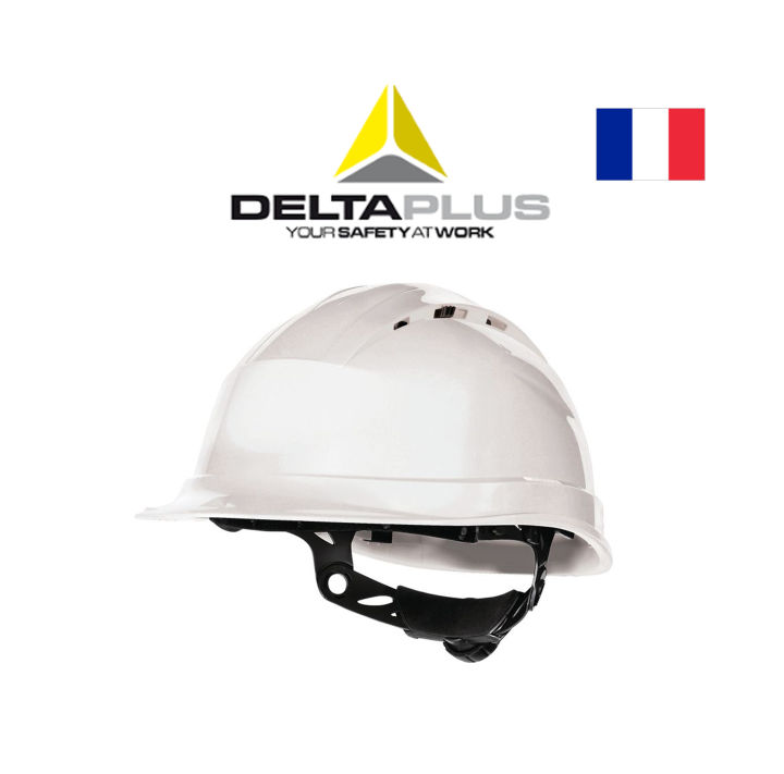 DELTA PLUS QUARUP4 VENTED SAFETY HELMET [SS 98, EN 397] | Lazada Singapore