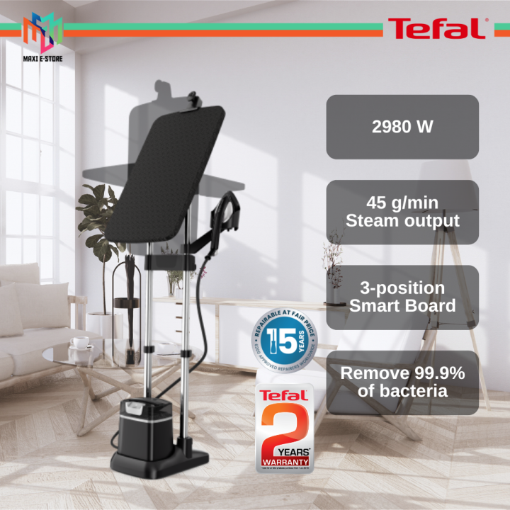 Tefal QT15 IXEO+ Ironing, Refresh & Sanitize Iron Steam Station Garment ...