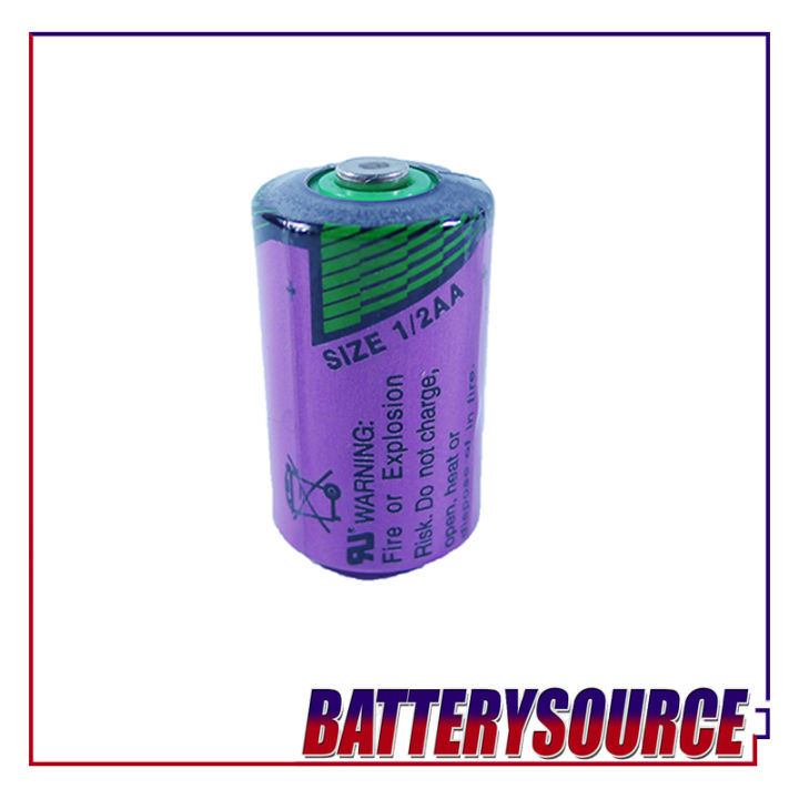 Tadiran TL-5151 Size 1/2 AA 3.6V 1.2Ah Lithium Thionyl Chloride ...