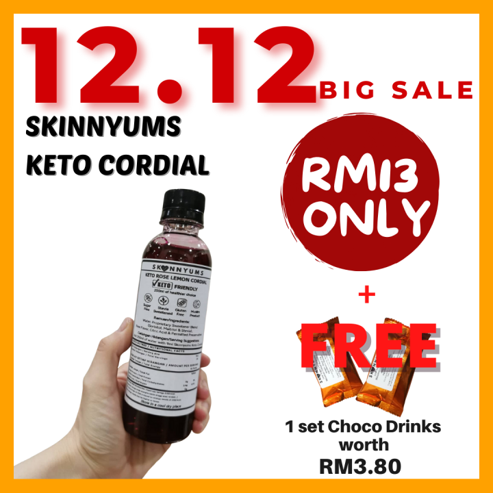 【KETO DIET】 Rose Lemon Cordial I Sugar Free Low Carb Drinks Keto Diet I ...