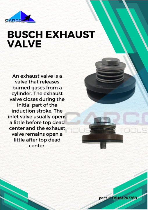 Exhaust Valve Air Relief Valve Suitable for Busch Vacuum Pump Part ...