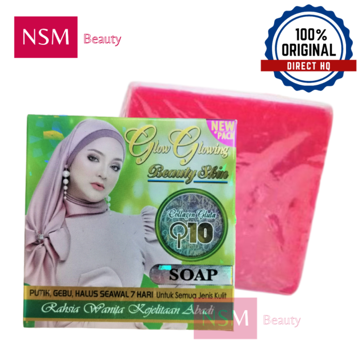DARA ANGGUN GLOW GLOWING BEAUTY SKIN COLLAGEN GLUTA Q10 SOAP SABUN [100 ...