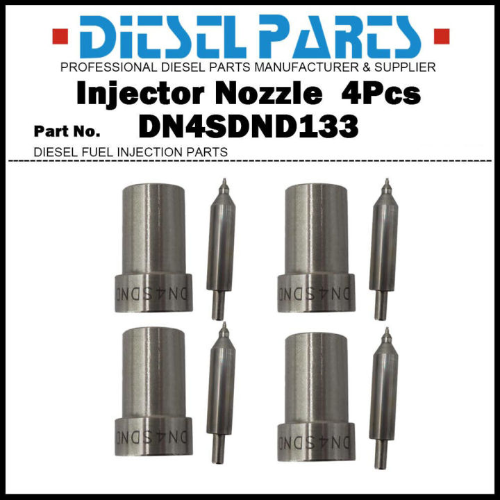4x Injector Nozzle DN4SDND133 para sa TOYOTA Landcruiser Hilux Surf 2 ...