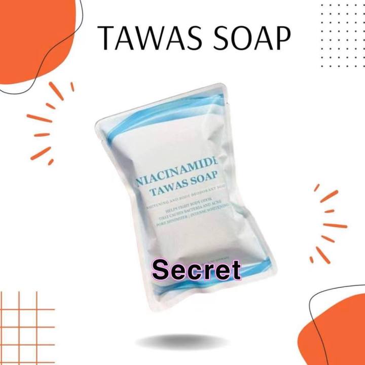 NIACINAMIDE TAWAS SOAP Cleanses Skin Body Deodorant Skin Lightening ...