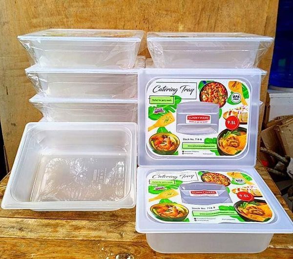 BUY 1 TAKE 1 BUFFET CATERING TRAY/FOOD CONTAINER 714S | Lazada PH