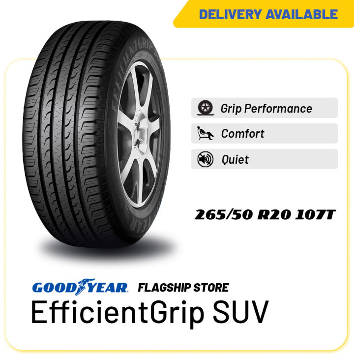 [Delivery] Goodyear 265/50R20 EfficientGrip SUV Tire (Worry Free Assurance) - Ford Everest/Ford ...