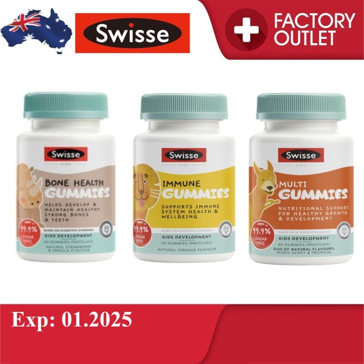 SWISSE Kids Immune / Bone Health / Multi 60 Gummies | Lazada