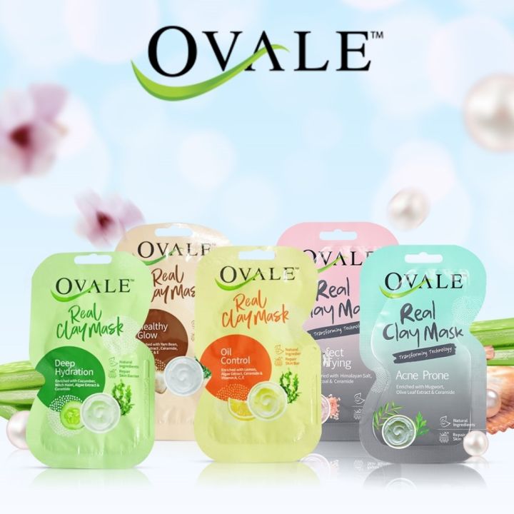 Ovale Real Clay Mask Perfect Purifying 10g | Lazada Indonesia