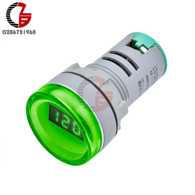 【Exclusive Discount】 Ac 60-500v Led Digital Voltmeter 110v 220v Voltage ...