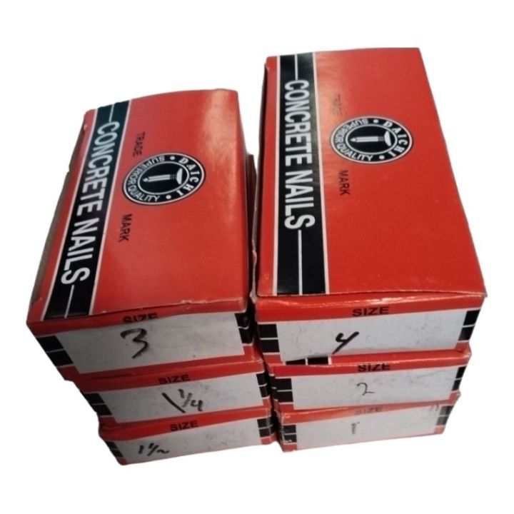 Paku beton putih paku cor paku putih cor galvanis | Lazada Indonesia
