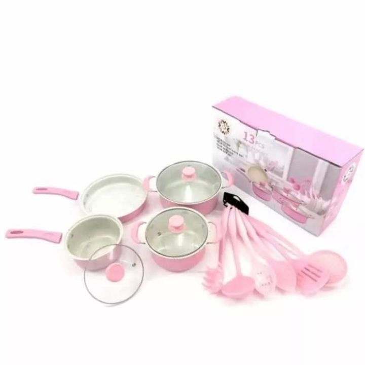 Set Alat Masak Panci Set 13 Pcs Cookware Set Panci | Lazada Indonesia