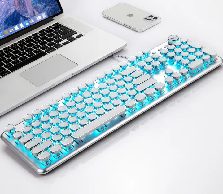 【Game keyboard】Spot Malaysia! LED Rainbow Lamp Non-impact Multi ...
