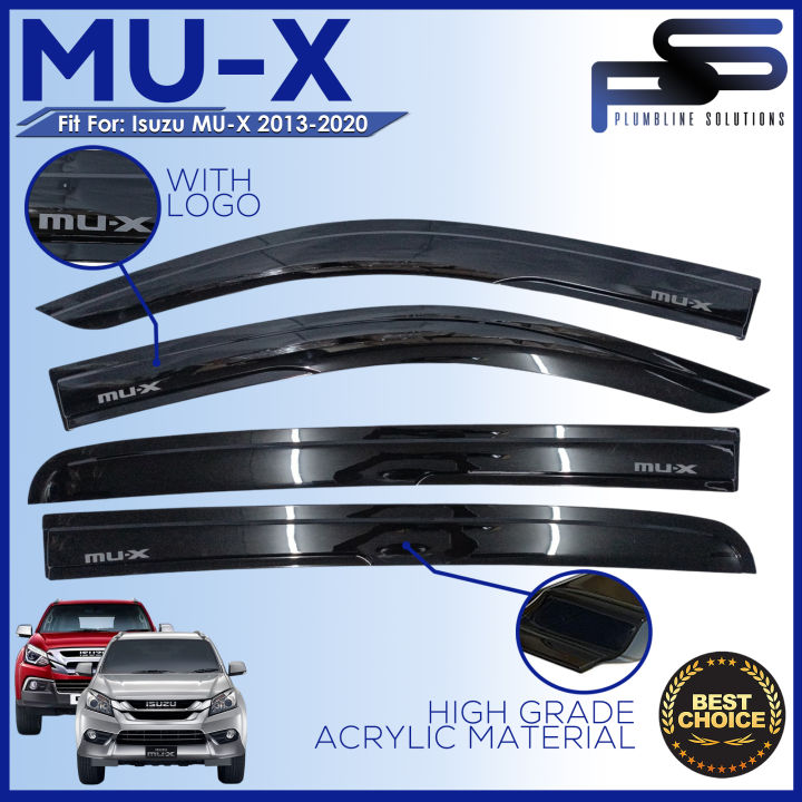 Window Door Visor for Isuzu Mu-x / MUX 2013 2014 2015 2016 2017 2018 ...