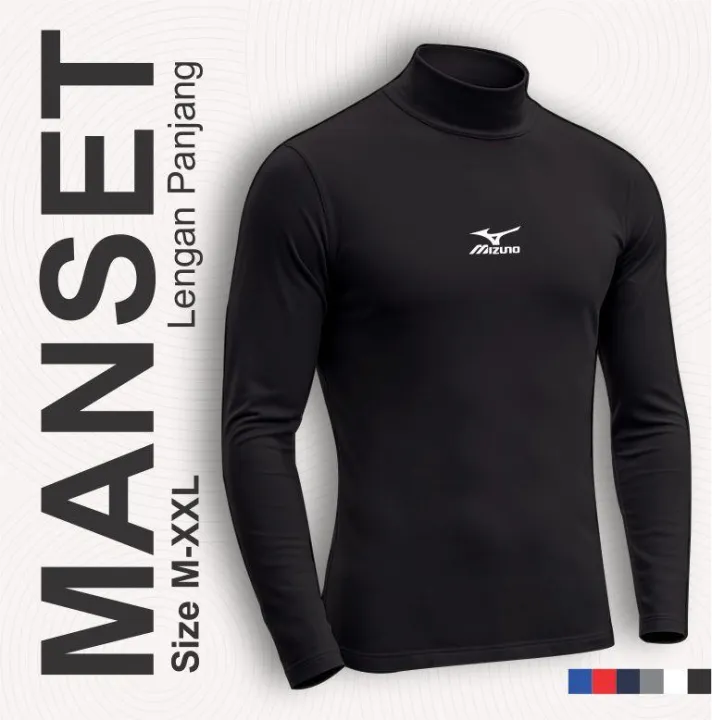 Manset Olahraga Baselayer Lengan Panjang, Baju Mangset Voli dan Futsal ...